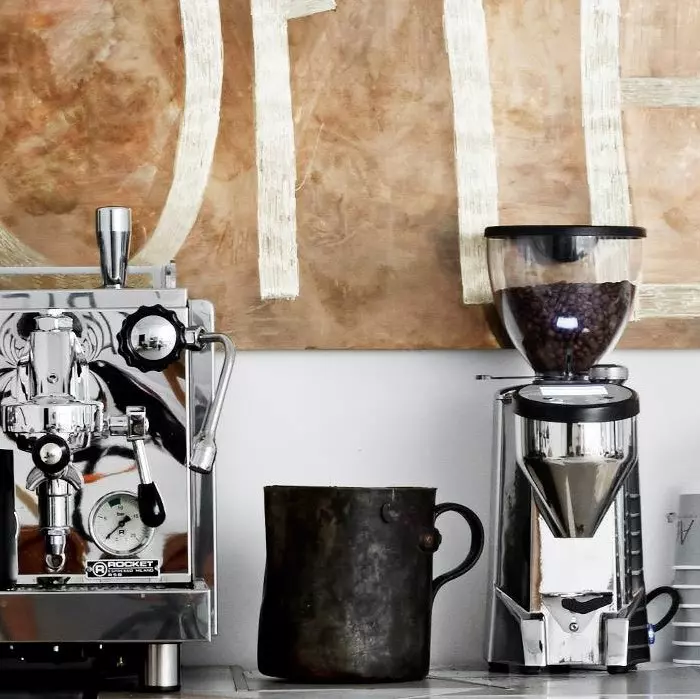 Rocket Espresso FAUSTO 2.1 chrome electric espresso grinder