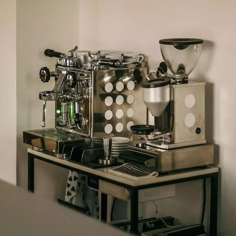 Rocket Espresso FAUSTINO white electric espresso grinder