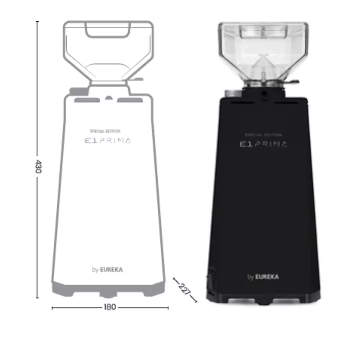 Molinillo eléctrico Victoria Arduino negro