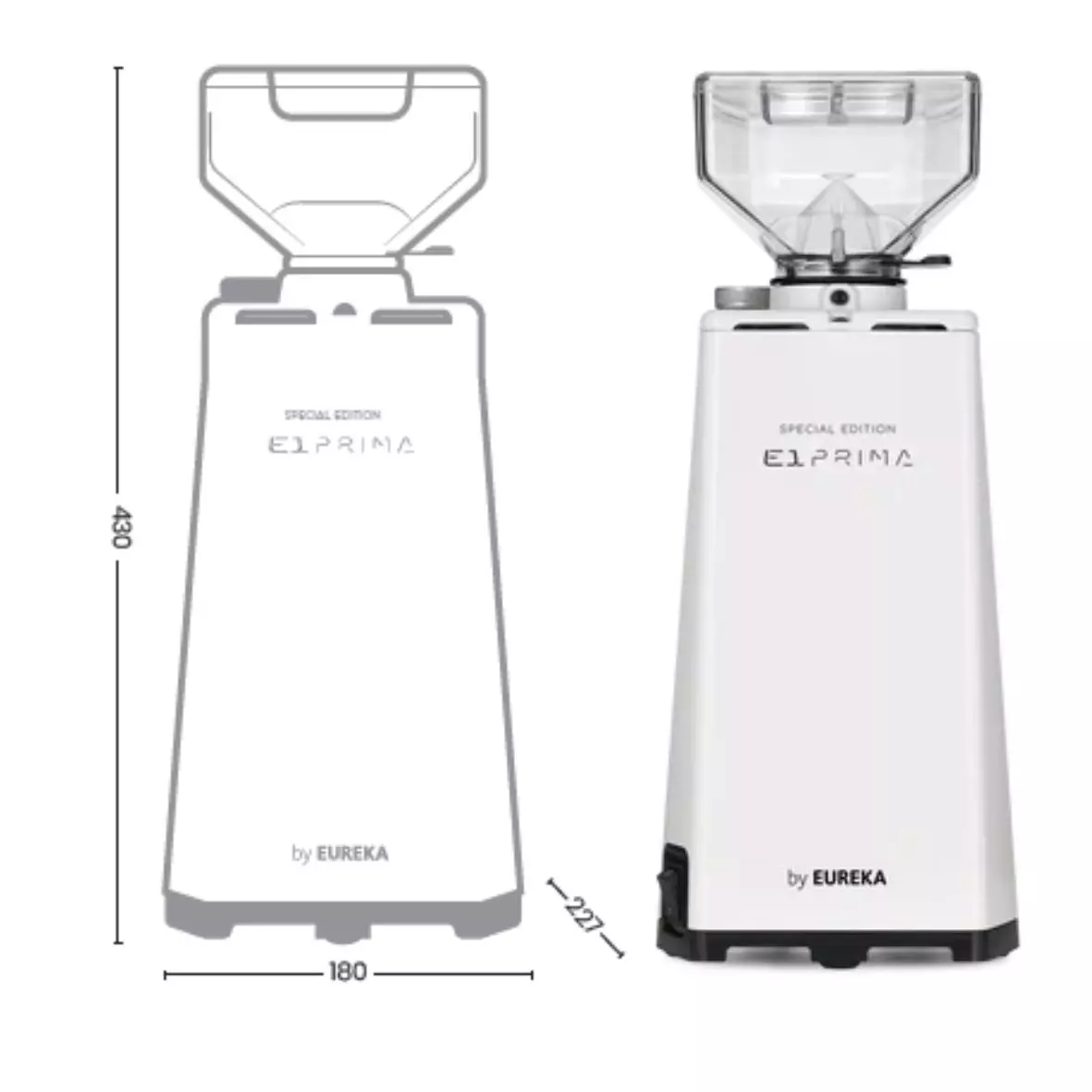 Electric grinder Victoria Arduino Atom black